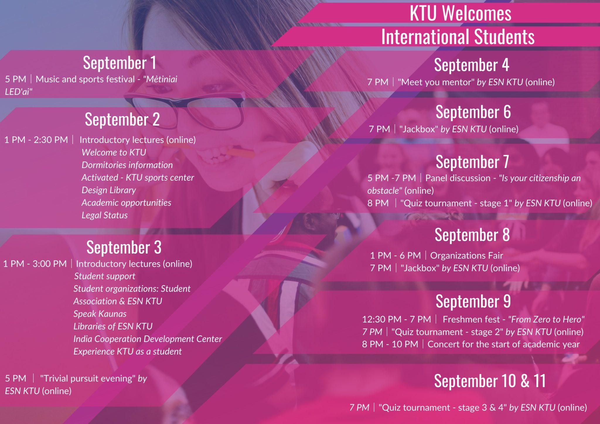 Welcome Week - Admissions | KTU