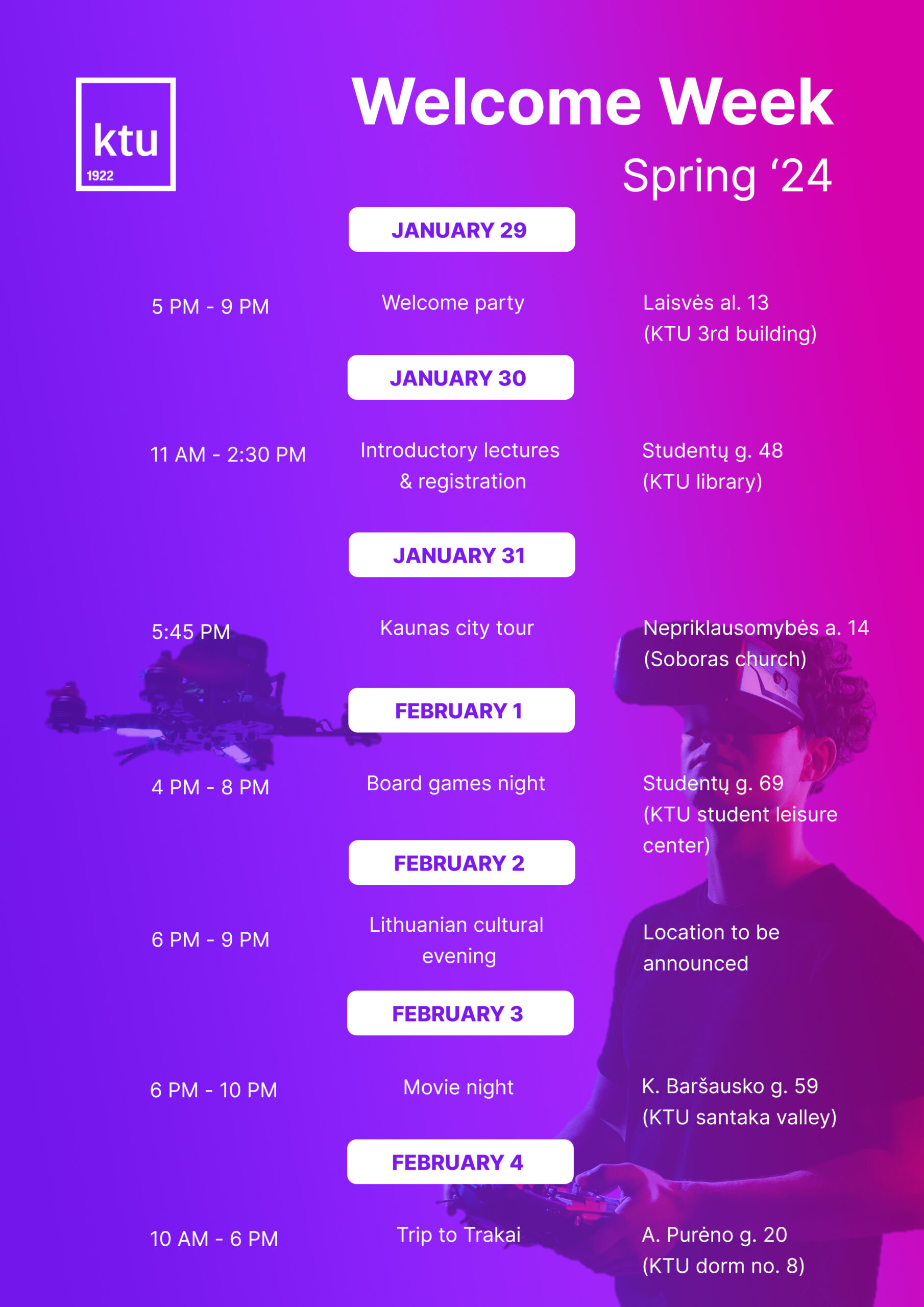 Welcome Week - Admissions | KTU